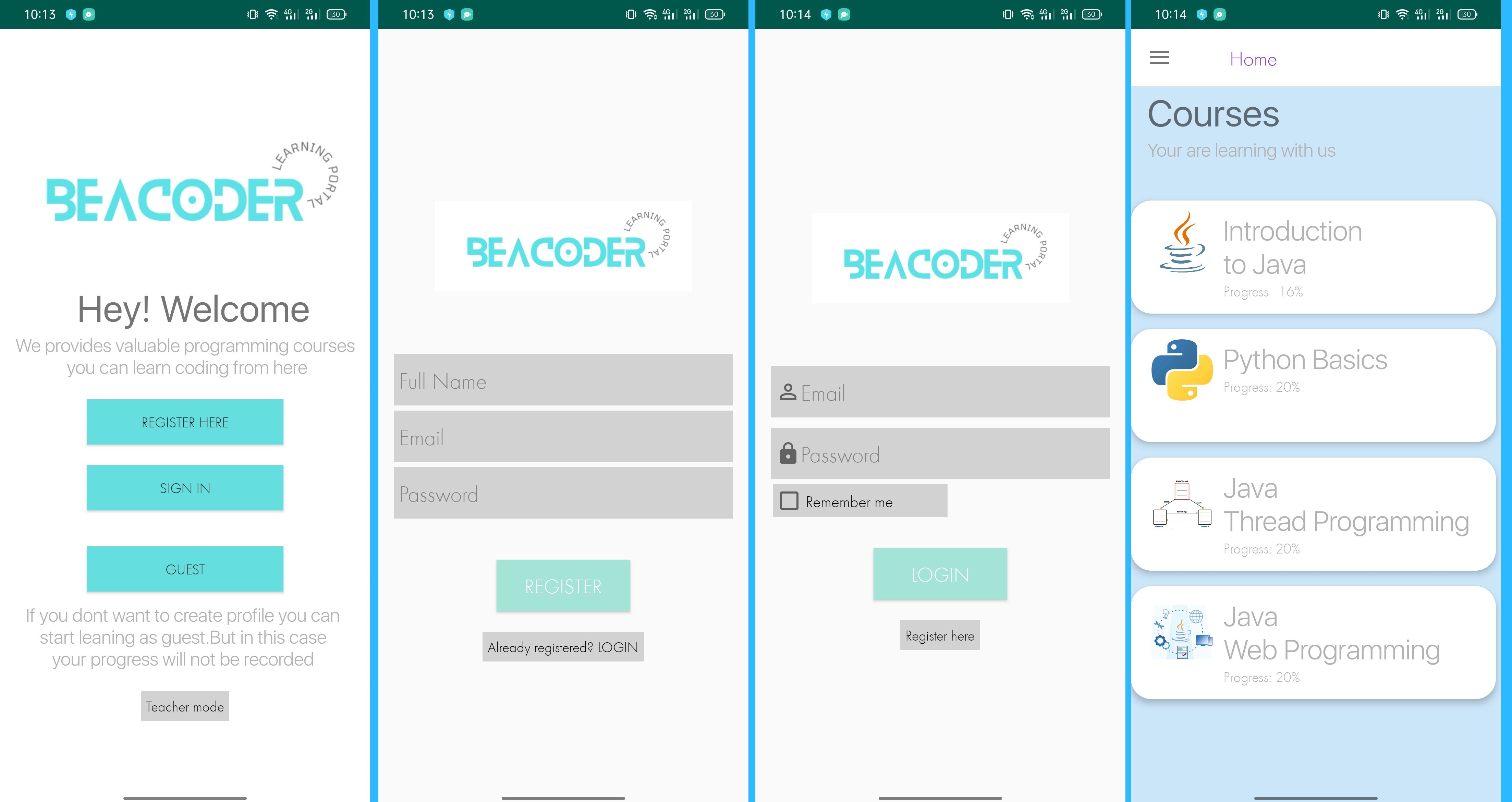 GitHub - arkzen/beAcoder: People can learn programming languages basics by this app. This app is ...